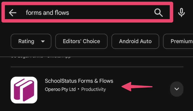 Downloading the Forms & Flows Mobile App – Operoo